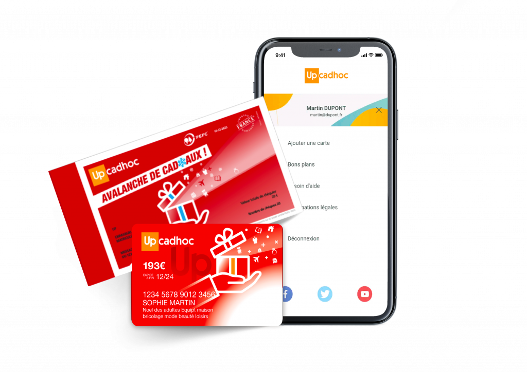 UpCadhoc la référence du titre cadeau multi-enseigne